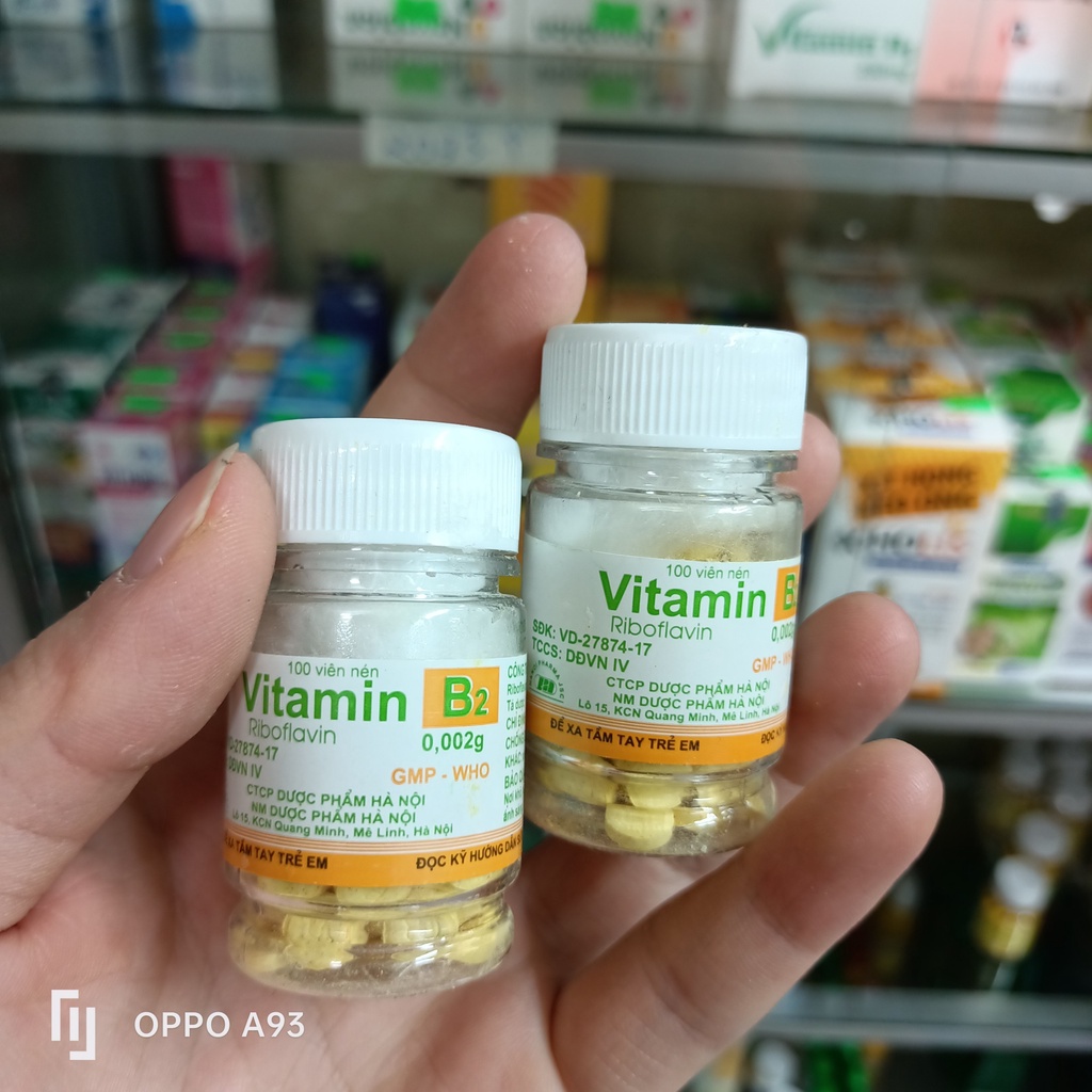 Vitamin B2 Supplement Vial Of 100 VITAMIN B2 Tablets | Shopee Malaysia