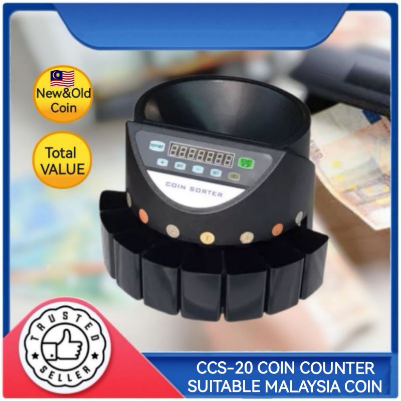 CCS-20 COIN COUNTER MACHINE | COIN COUNTING MACHINE | COIN SORTER ...