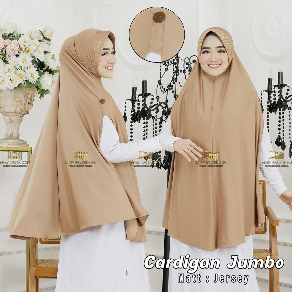 Wholesale HIJABKU Hijab Cardigan Jersey Jumbo Hollow Hands Shell Button ...