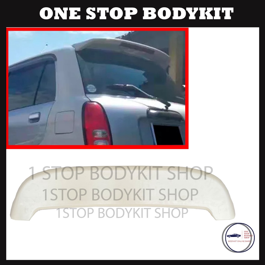 PERODUA NEW KANCIL L5 REAR TRUNK SPOILER DUCKTAIL ABS SKIRT LIP BODYKIT ...