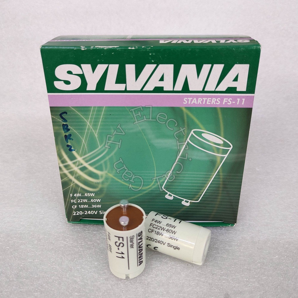 Sylvania FS-11 Fluorescent Light Tube T8 Starter 4-65W Ceiling Wall ...