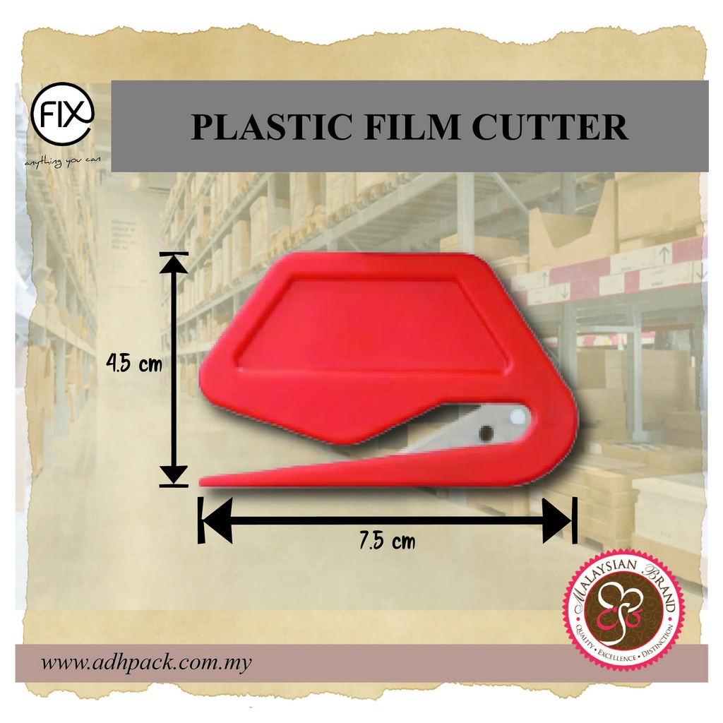 Plastic Film Cutter Handy Size Shopee Malaysia