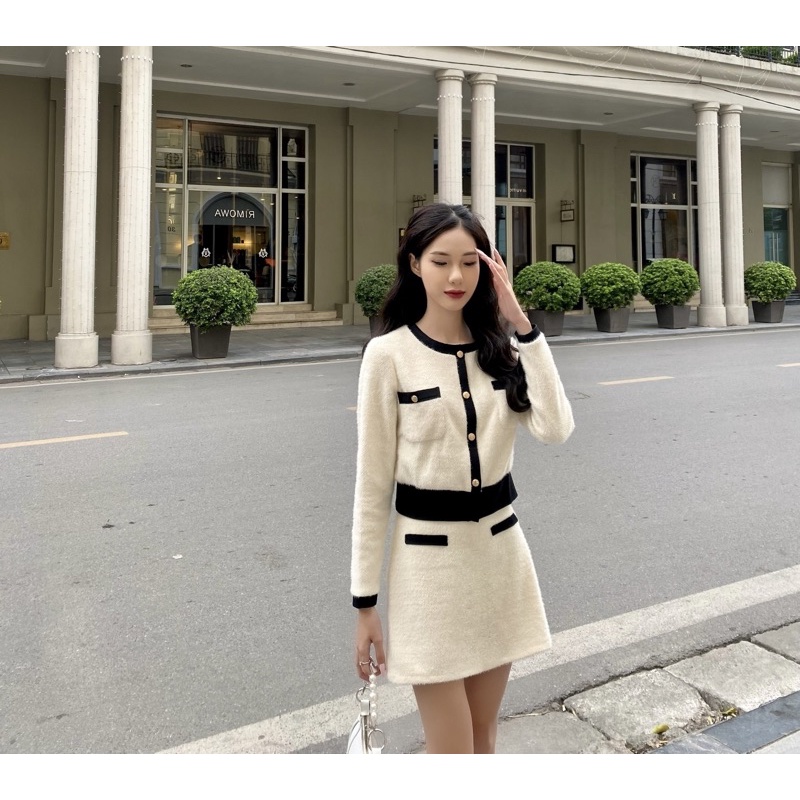 Cream WHITE WOOL Set - CLARA RUBY - GENUINE SML PRODUCTS | Shopee Malaysia
