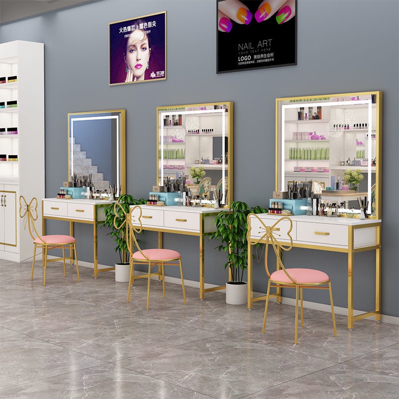 Studio Dresser Makeup Wedding Shop Dressing Table with Lights ...
