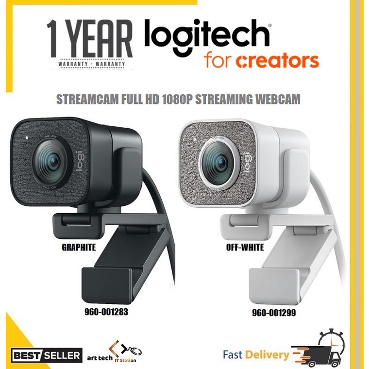 LOGITECH STREAMCAM 1080P / 60FPS FHD STREAMING WEBCAM - 960-001283 960 ...