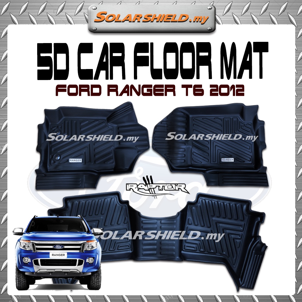 Ford Ranger 2012 5D Car Floor Mat (Carpet) 4X4 Karpet Kereta Ford ...