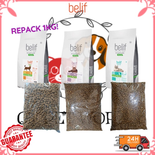 Belif Smartcare Premium All Breed Adult Cat Dry Food REPACK 1KG ...