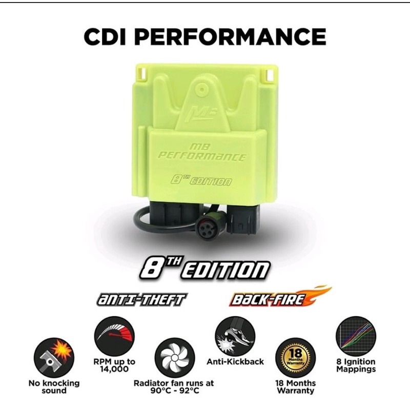 CDI MB PERFORMANCE 8TH EDITION LC135 V1 -V7 | Shopee Malaysia