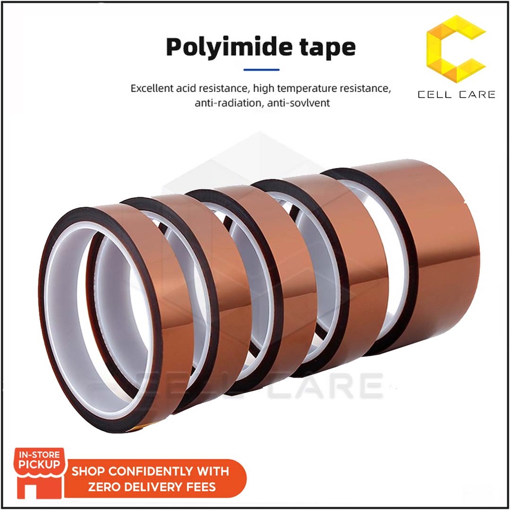 BGA Heating Tape High Temperature Resistance Tape Amber Polyimide ...