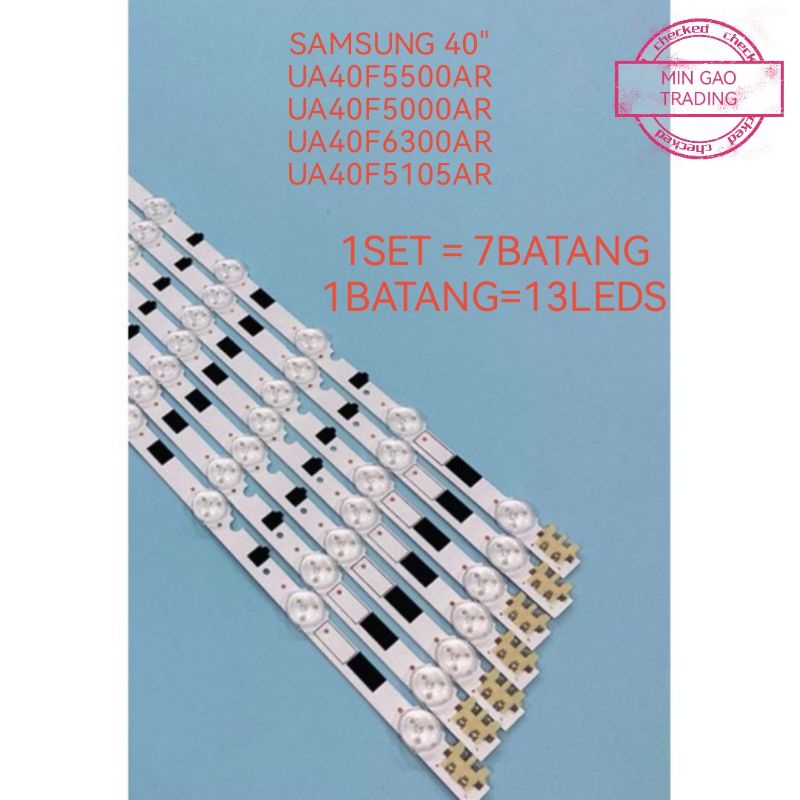 SAMSUNG 40"UA40F5500AR UA40F5000AR UA40F6300AR UA40F5105AR LED TV backlight | Shopee Malaysia