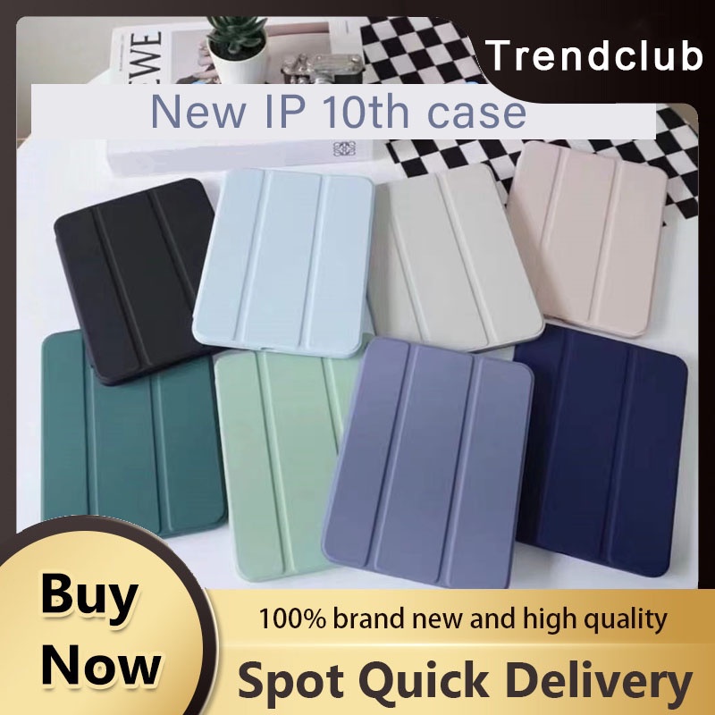 🔥New iP 10th/2022🔥 Foldable iP case with pen compartment Gen7 gen8 gen9 ...