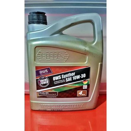 Oil Ows 10w30 100% German Synthetic 4 Liters AUDI/MB/BMW | Shopee Malaysia