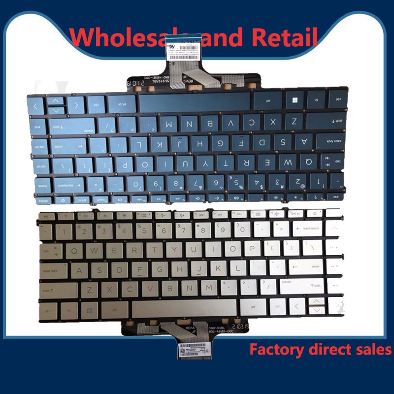 HP 13-BB 14M 14-DW/14-DV/14-DY TPN-I137 Q244 Q234 E267 Laptop Keyboard ...