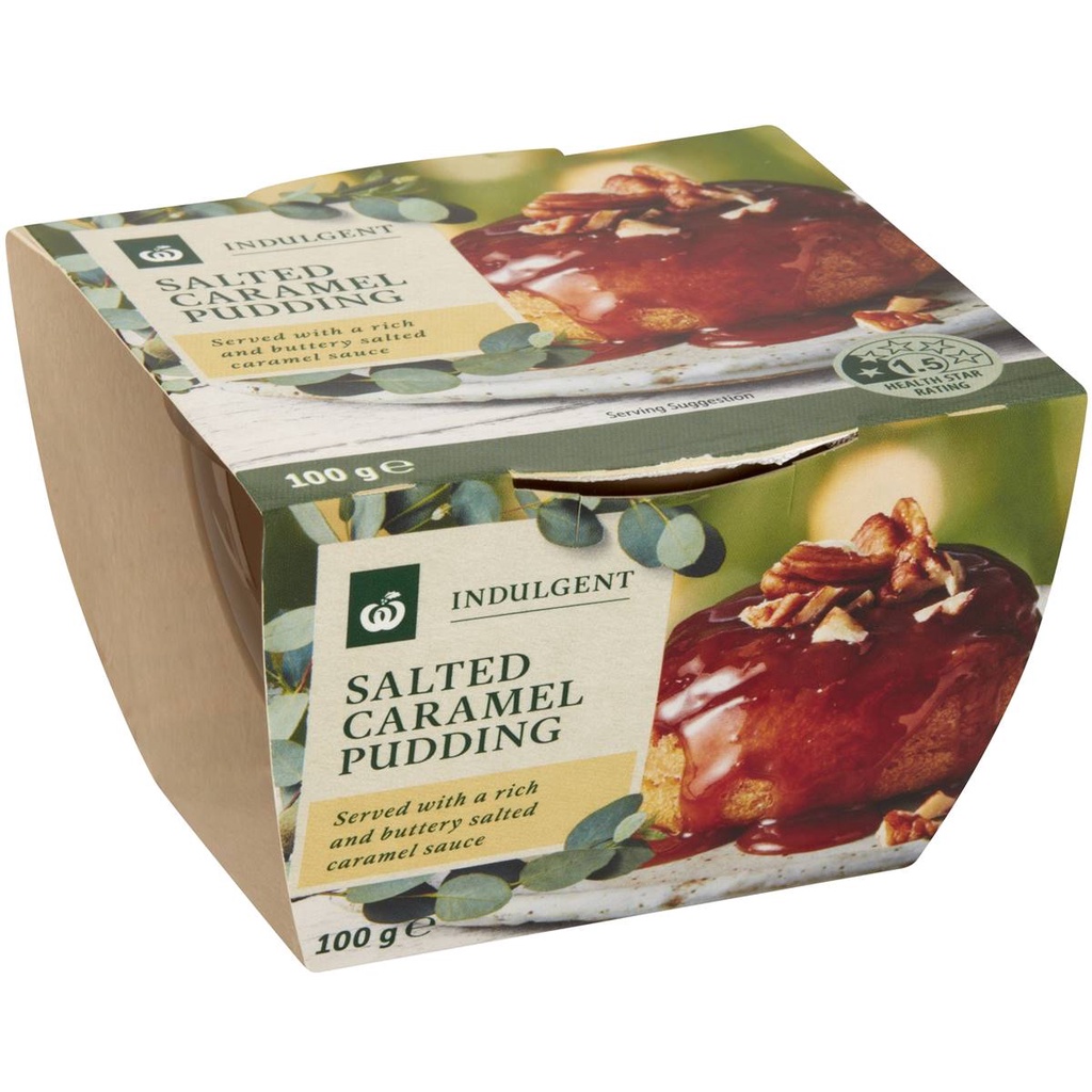 Woolworths Special Chrastimas Festive Decadent Salted Caramel Pudding ...