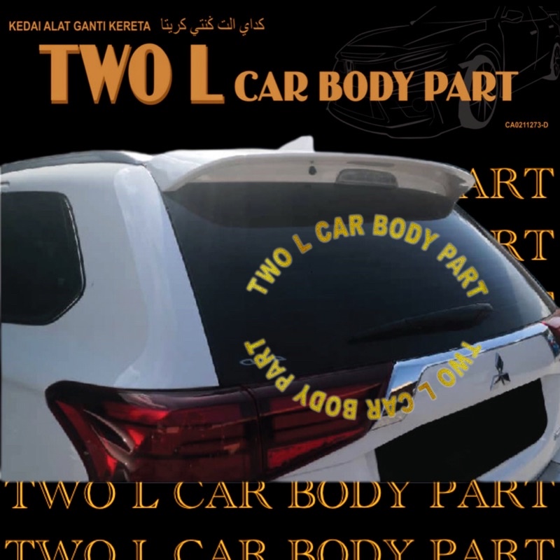 Mitsubishi outlander oe spoiler fibre | Shopee Malaysia