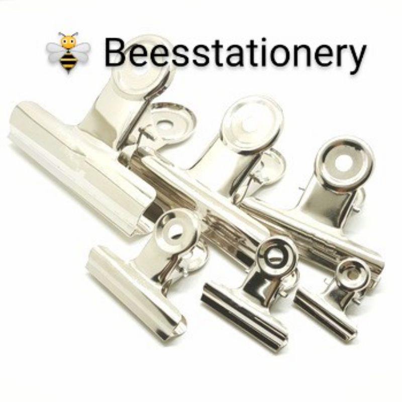 6pcs Bull Dog Clip / Metal Spring Clip - 22/31/38/50/63/75mm | Shopee ...