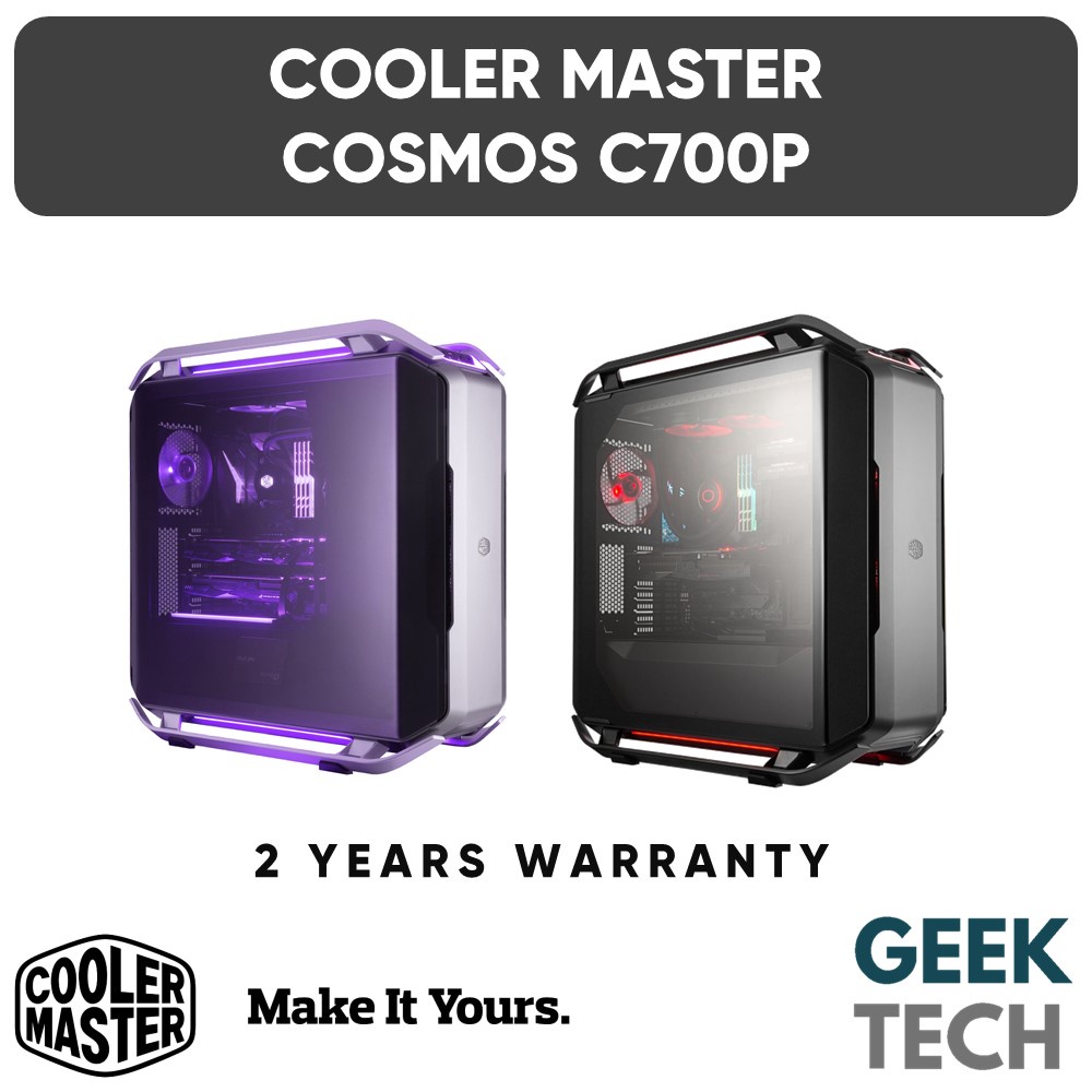 COOLER MASTER COSMOS C700P Black Edition Full Tower Casing | Shopee ...