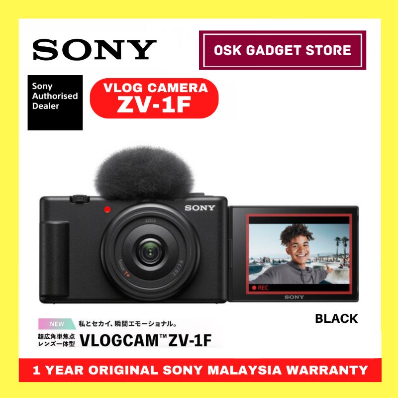 Sony ZV-1F ZV1F Vlogging Camera | 4K HDR | Point & Shoot | Bundle ...