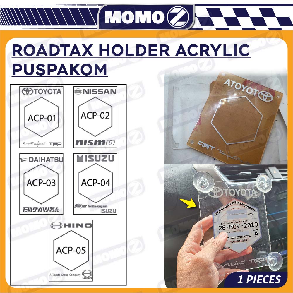 Car RoadTax Roadtax Holder Puspakom Hino Isuzu Nissan Hiace Hilux ...