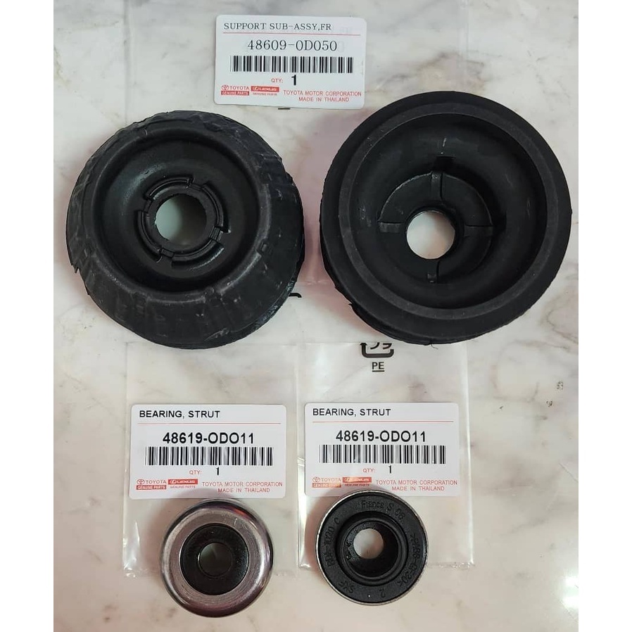 Toyota Vios NCP93 2007-2013 Absorber Mounting With Bearing (48609-0D050 ...