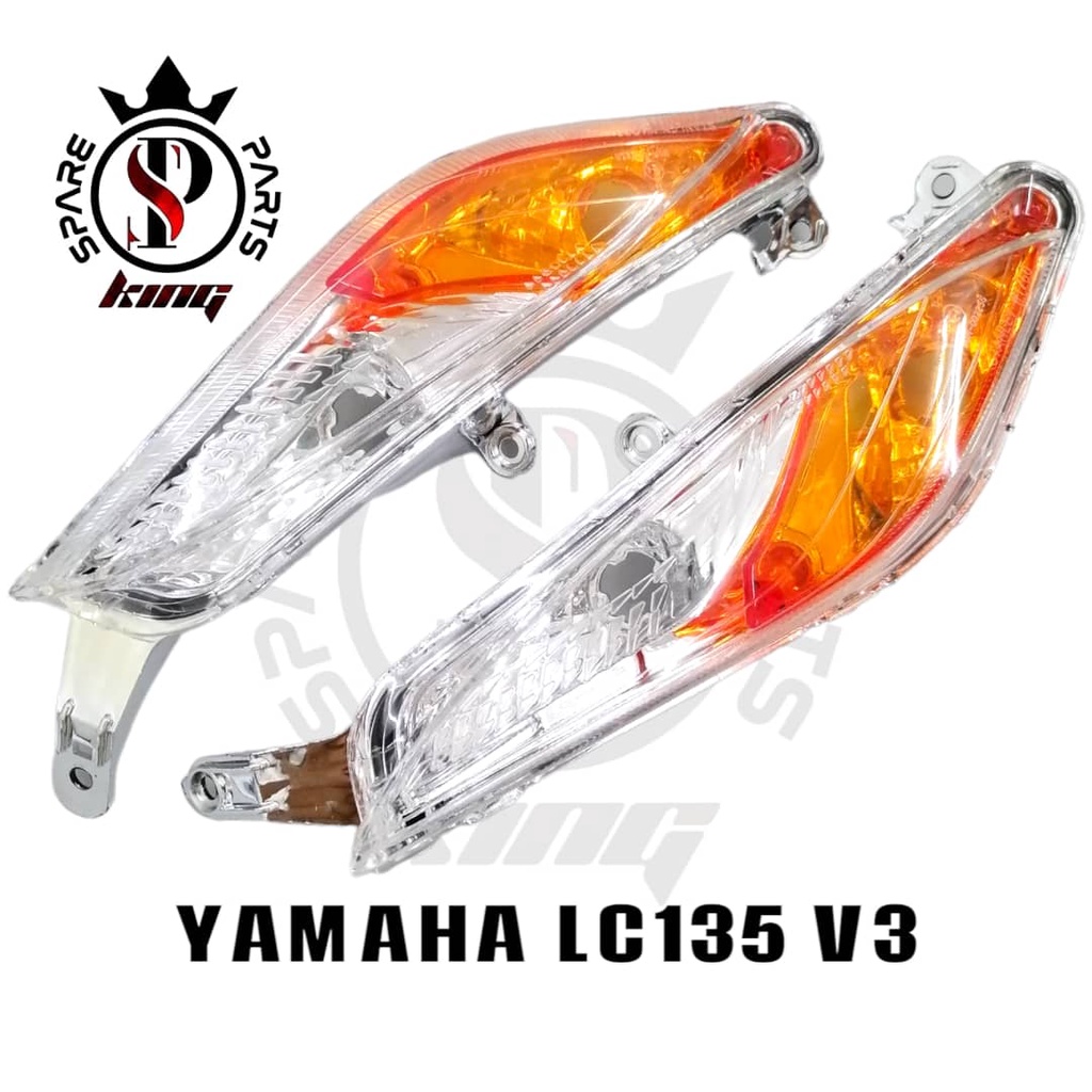 YAMAHA LC135 V3 LC V3 FRONT SIGNAL LAMP ASSY WINKER LAMP SIGNAL LAMPU SIGNAL DEPAN TURN SIGNAL ...