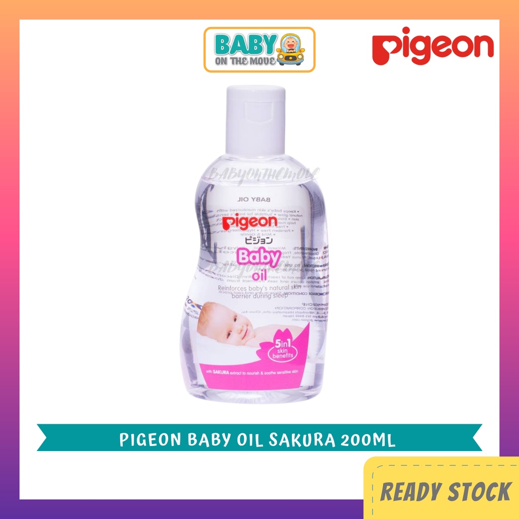 PIGEON Baby Oil Sakura 200ml (Sabah) | Shopee Malaysia