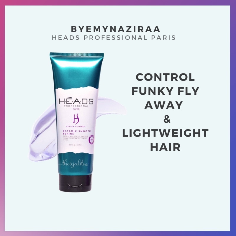 HEADS Smooth & Shine Hair Moisturizer 250ml | Shopee Malaysia