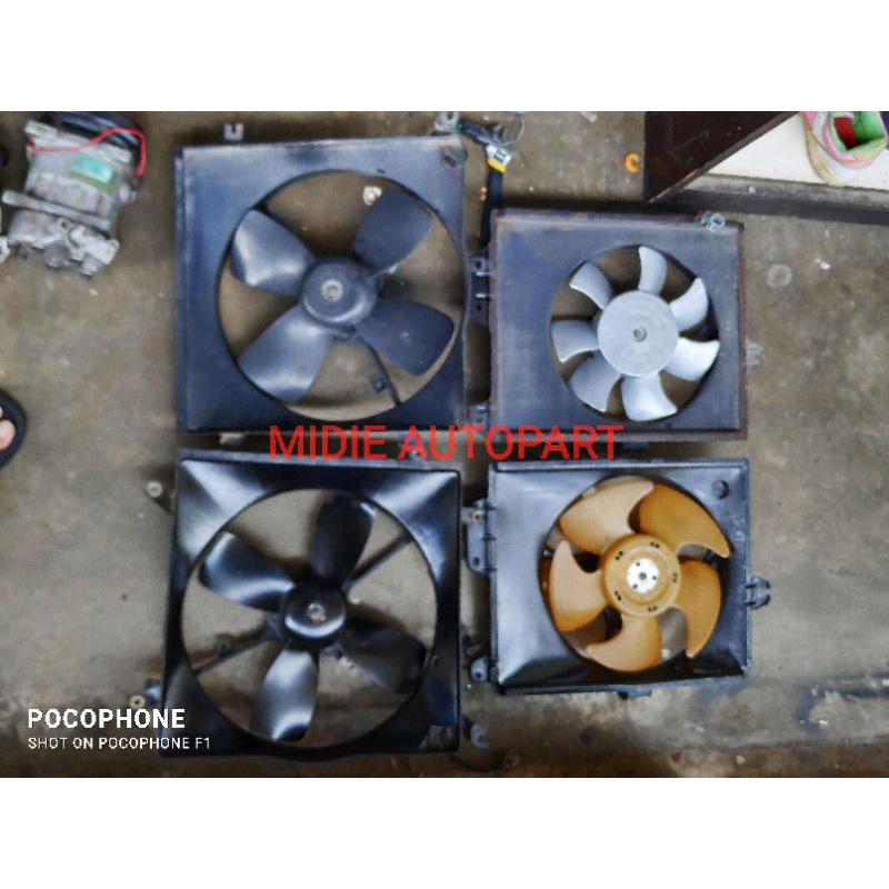 🔰RADIATOR/AIRCOND FAN PROTON WIRA ORIGINAL🔰 | Shopee Malaysia