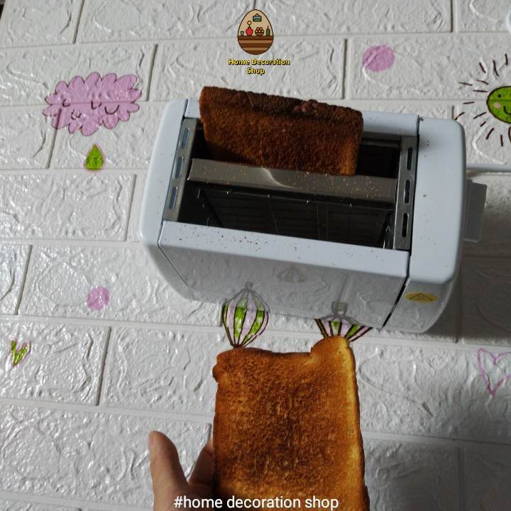 2 slice electronic toaster bread maker timer switch toasters electrical ...
