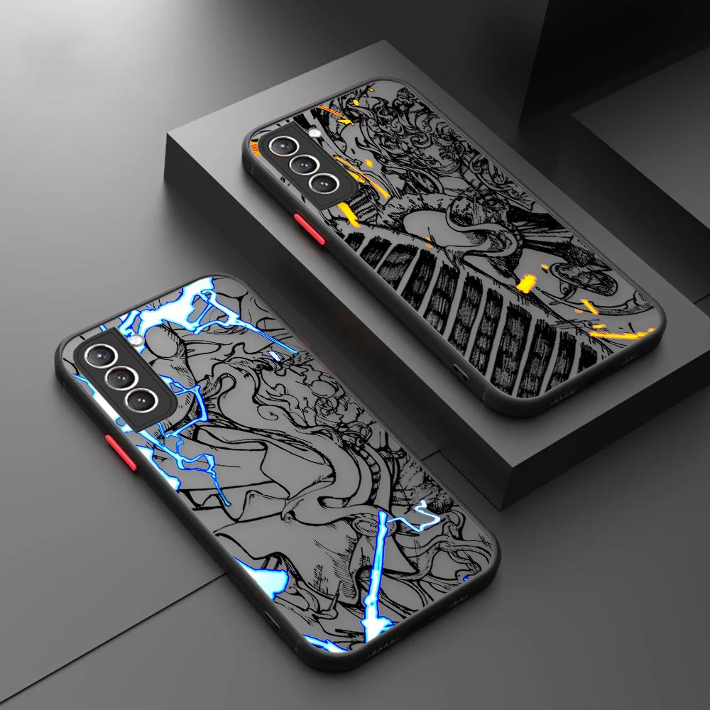 Anime One Piece Luffy Gear 5 Sun God Nika Cartoon Cell Phone Case For ...