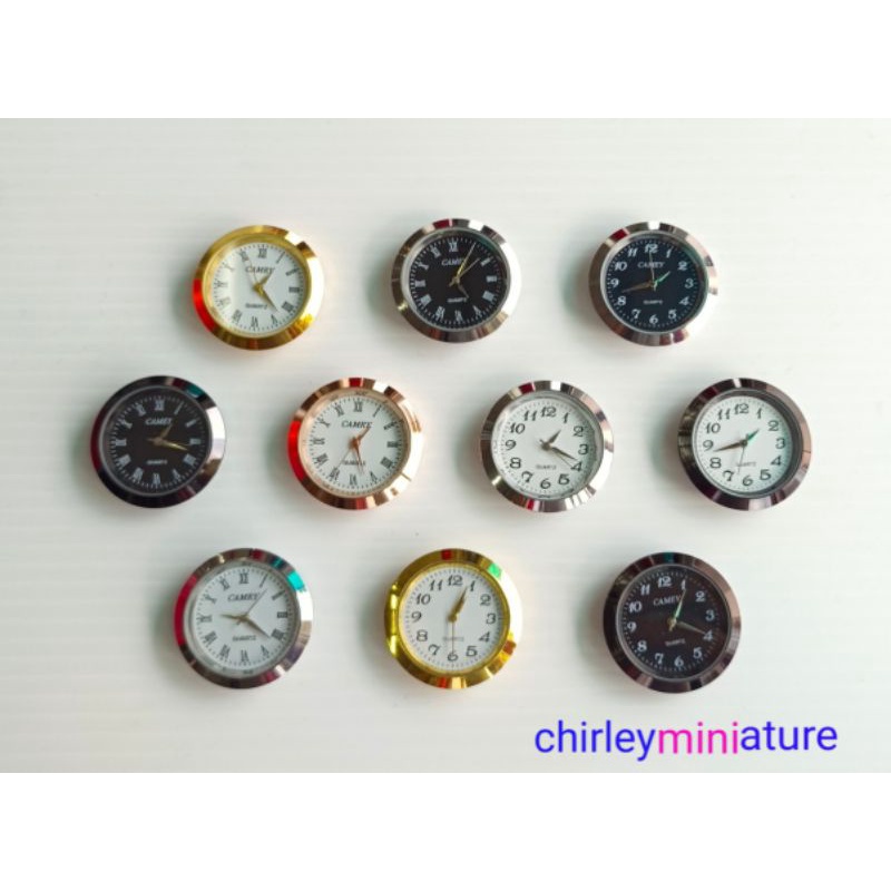 Mini functioning clock / Dollhouse clock / Miniature clock | Shopee ...