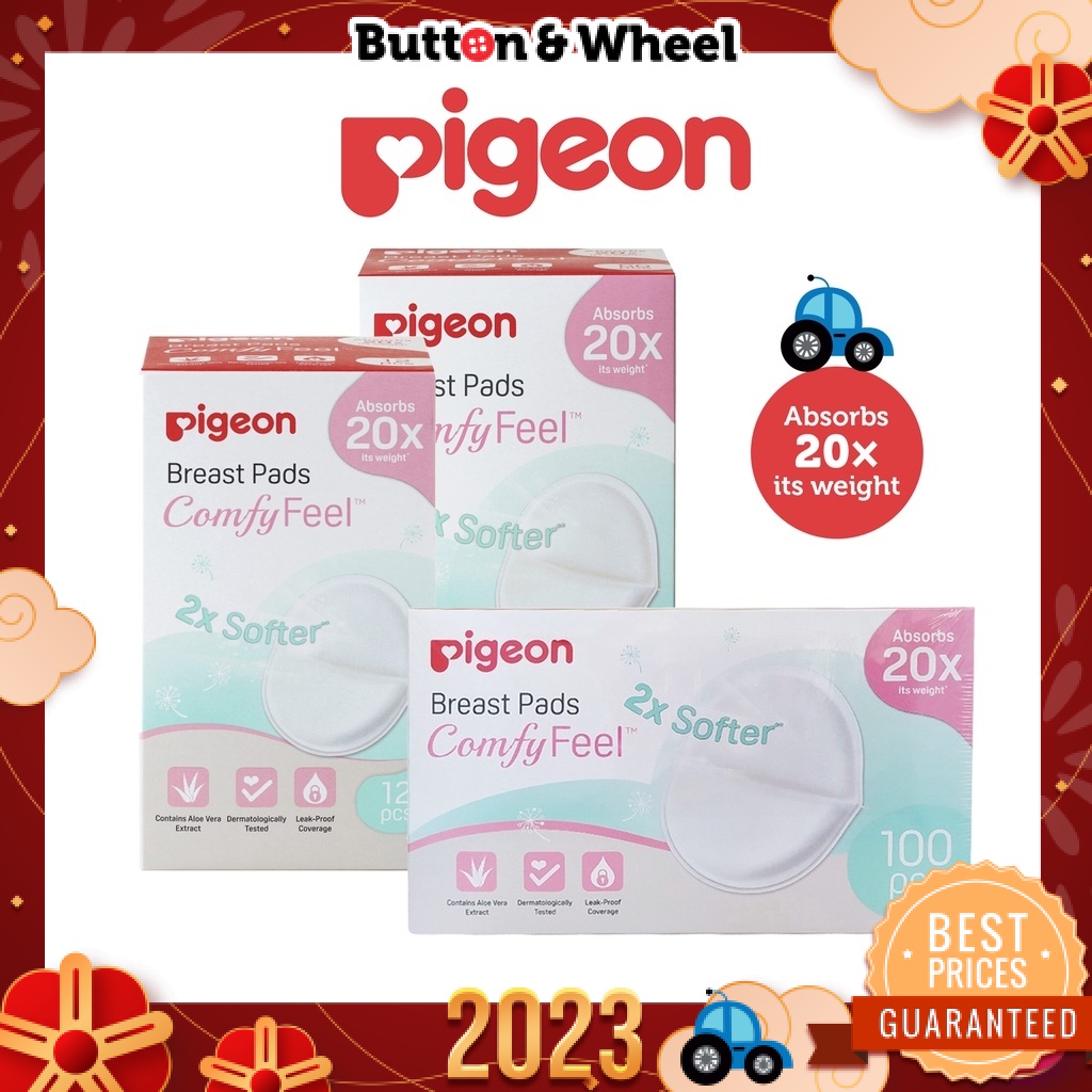Pigeon Breast Pad Comfy Feel (12pcs / 60pcs / 100pcs) | Shopee Malaysia
