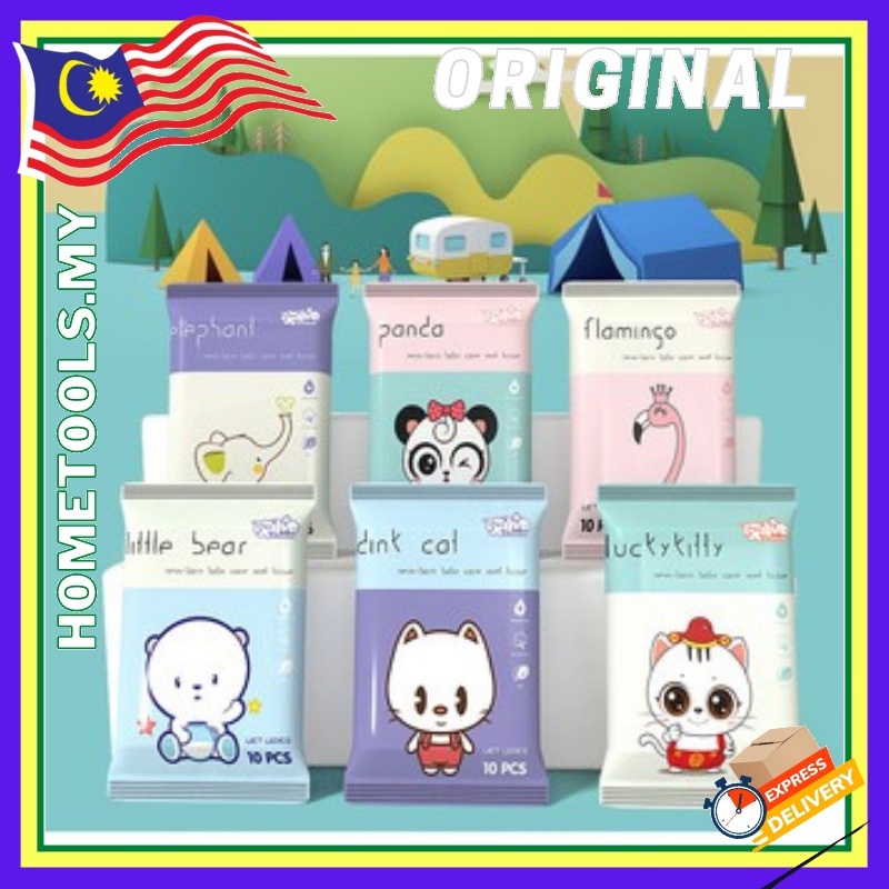 Pack Wet Tissue 10 Sheets Small Pack Doorgift Baby Wipes Tissue Baby ...