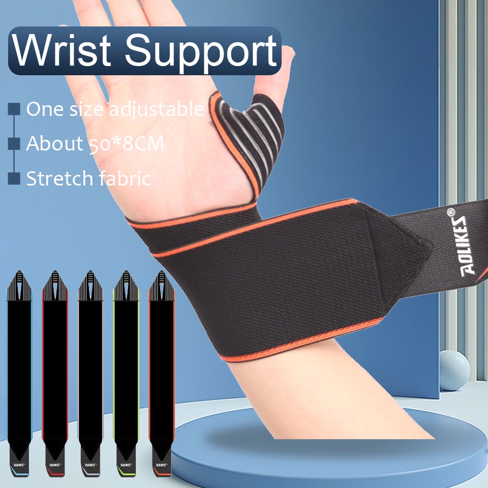 AOLIKES 1PCS Wrist Brace Thumb Support Wrist Compression Straps Workout ...