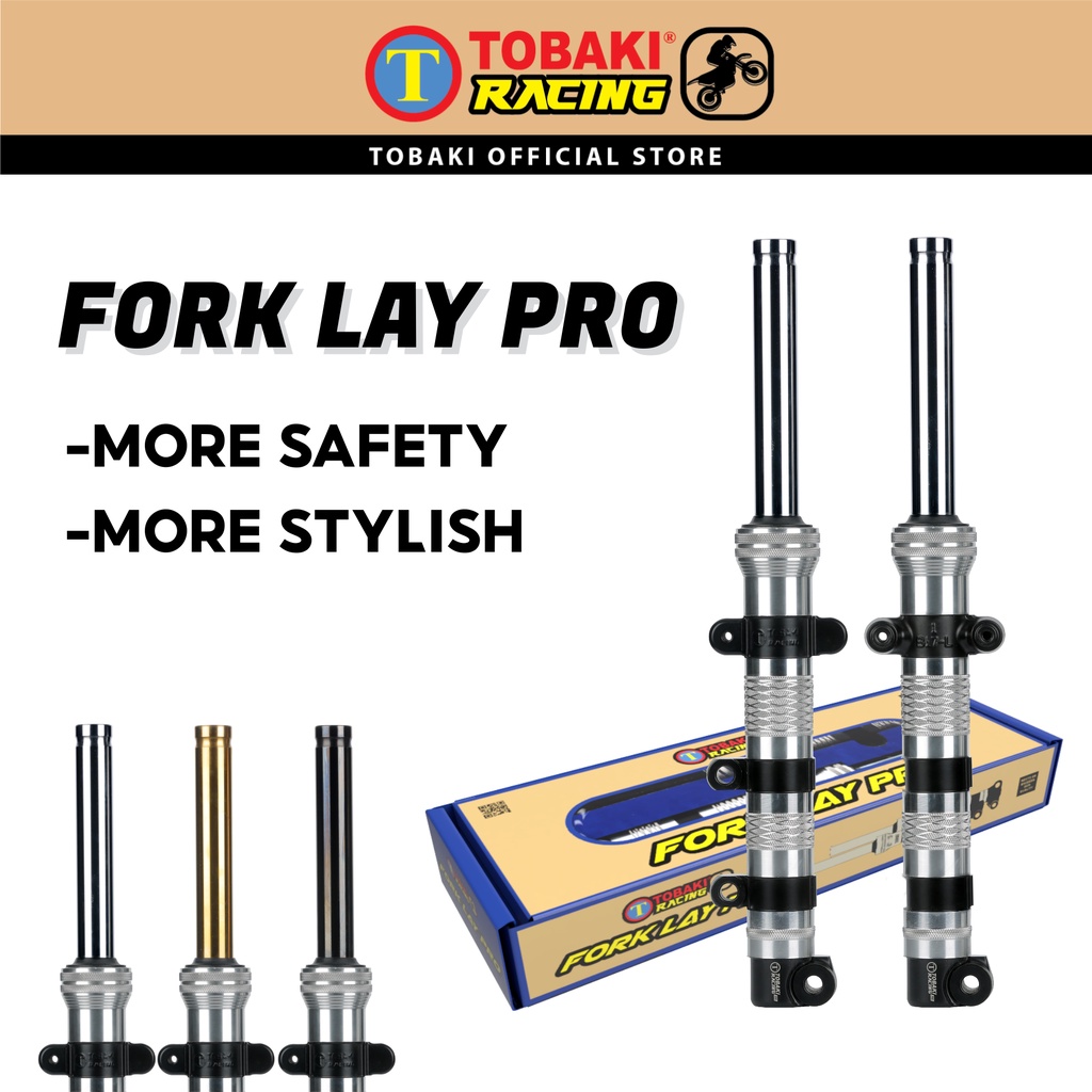 TOBAKI RACING CNC FORK LAY PRO ASSY Y15ZR/Y16ZR LC135 NEW 4S 55D ...
