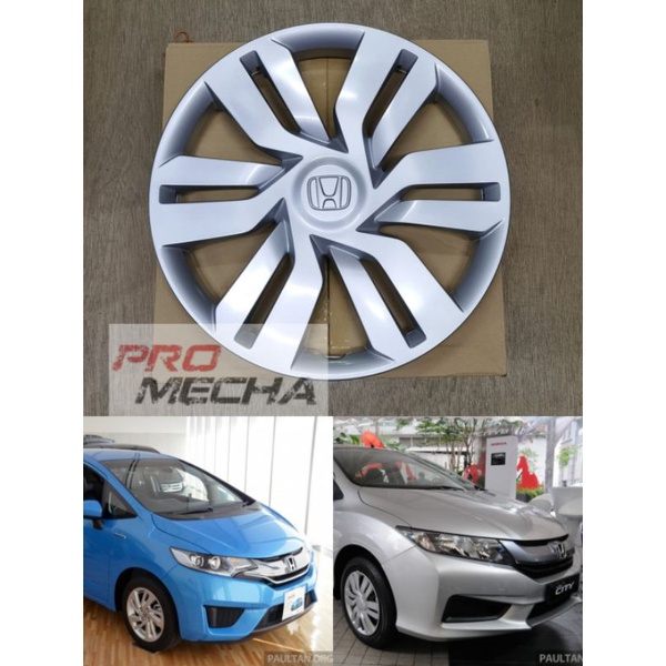 ORIGINAL HONDA CITY GM6, JAZZ GK5 2014 ALLOY RIM CAP FULL. STEEL WHEEL ...