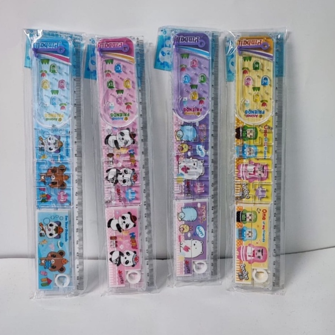 Cute Maze Puzzle Design Ruler 20cm (1pcs) | Shopee Malaysia