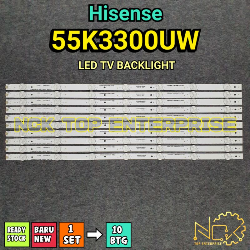 Hisense 55K3300UW TV LED BACKLIGHT BARU READY STOCK 55K3300 | Shopee ...