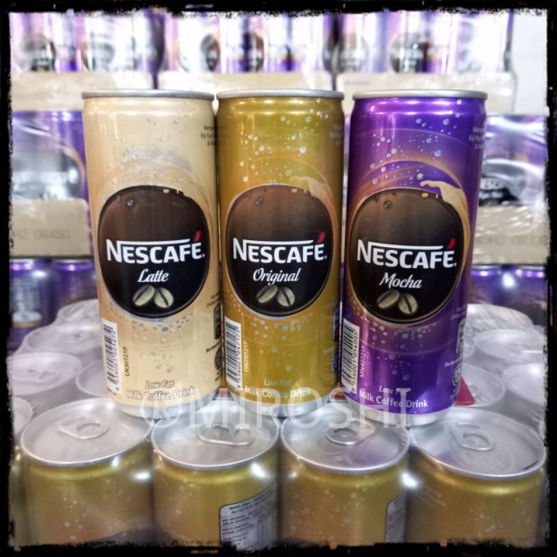 [MAXIMUM 2 CARTON in 1 SHIPMENT ORDER] NESCAFE CAN 240ml X 24tin - ORIGINAL LATTE MOCHA WONDA ...
