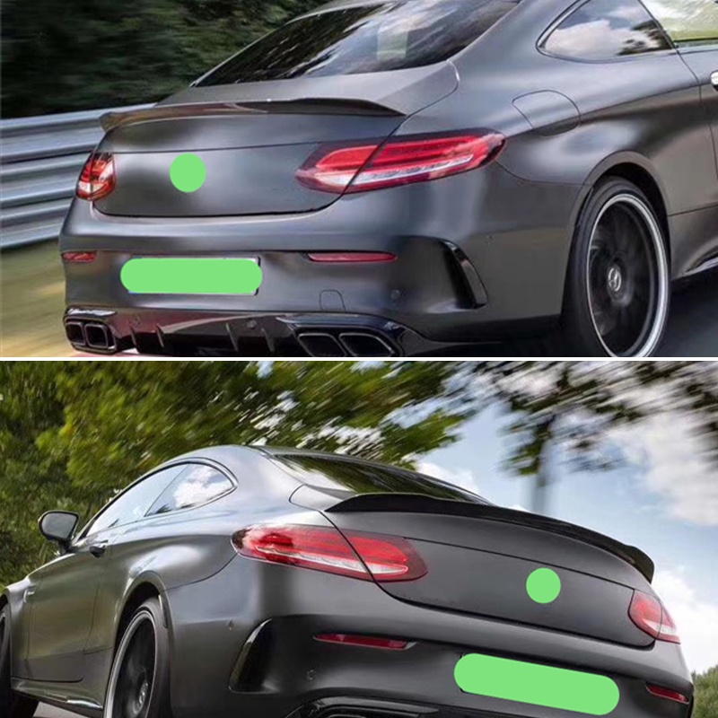 Use For Benz C Class W205 Spoiler 2015--2019 Year Coupe 2-door AMG Real ...