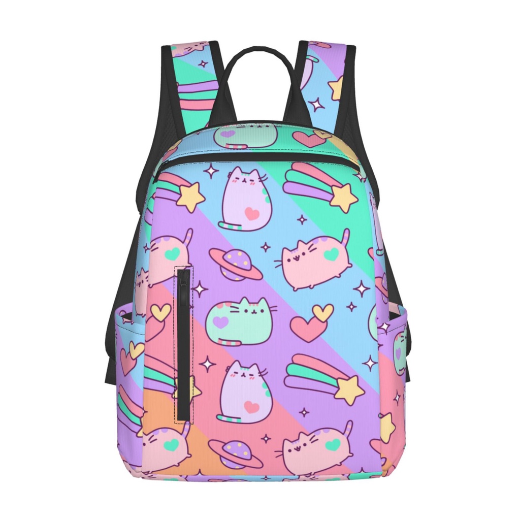 Pusheen Kids Backpack, Cute School Backpacks for Girls Boys Elementary ...