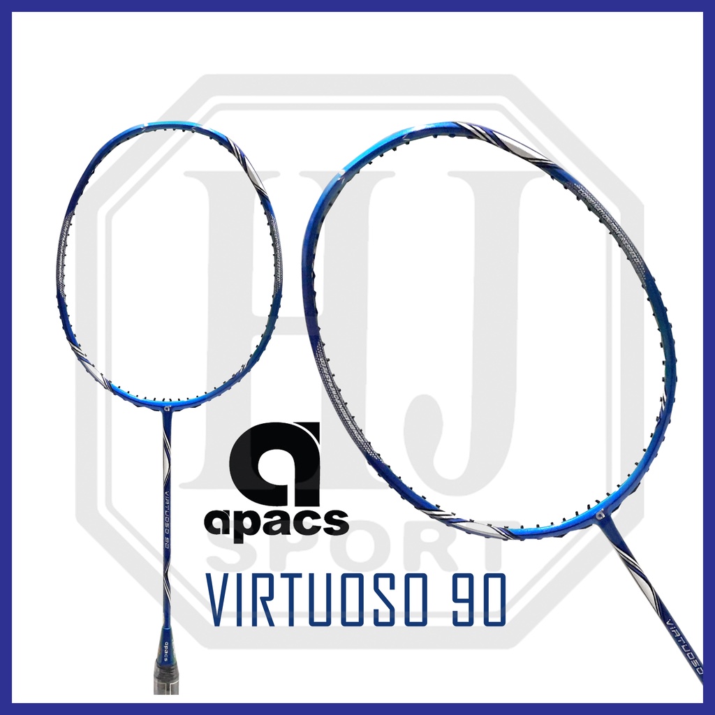 Original Apacs Virtuoso Racket 90 Bonus Badminton Strings and Bag ...