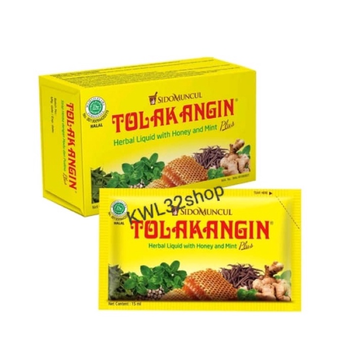 TOLAK ANGIN Herbal Liquid with Honey &Mint Plus 15ml x 5’s | Shopee ...