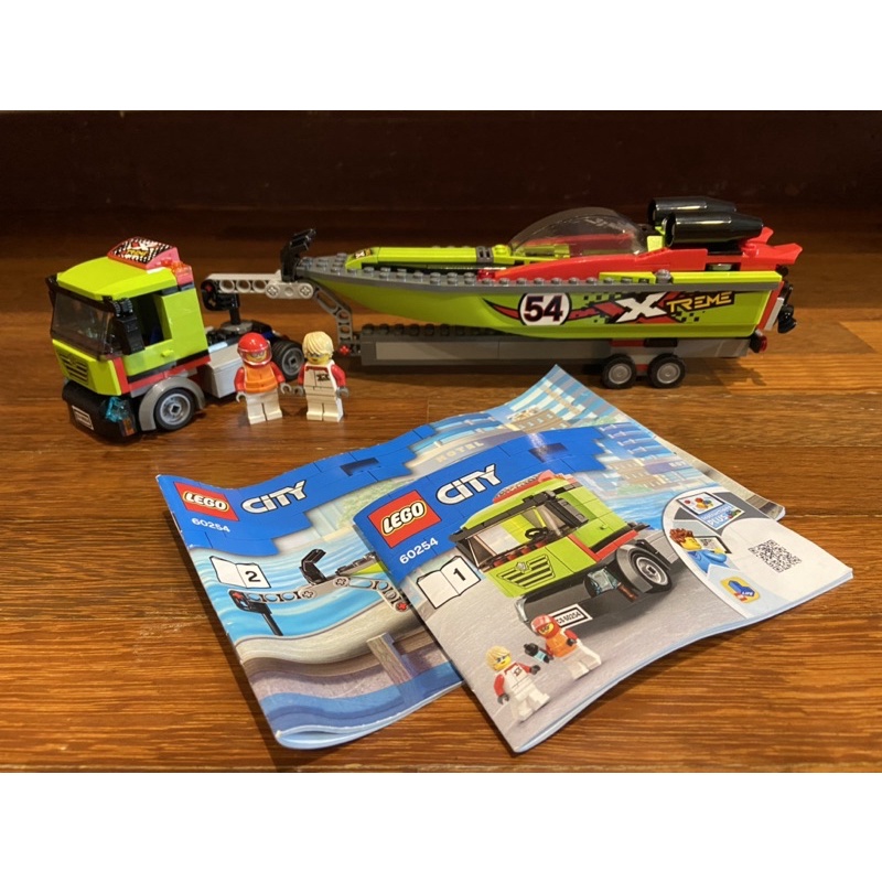 LEGO City 60254 - Race Boat Transporter (Built/Used) | Shopee Malaysia