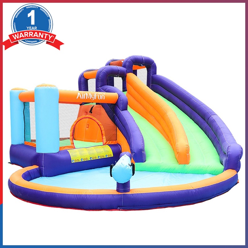 Inflatable Kids Bouncer Playground Air Balloon Jumping Castle Pool ...