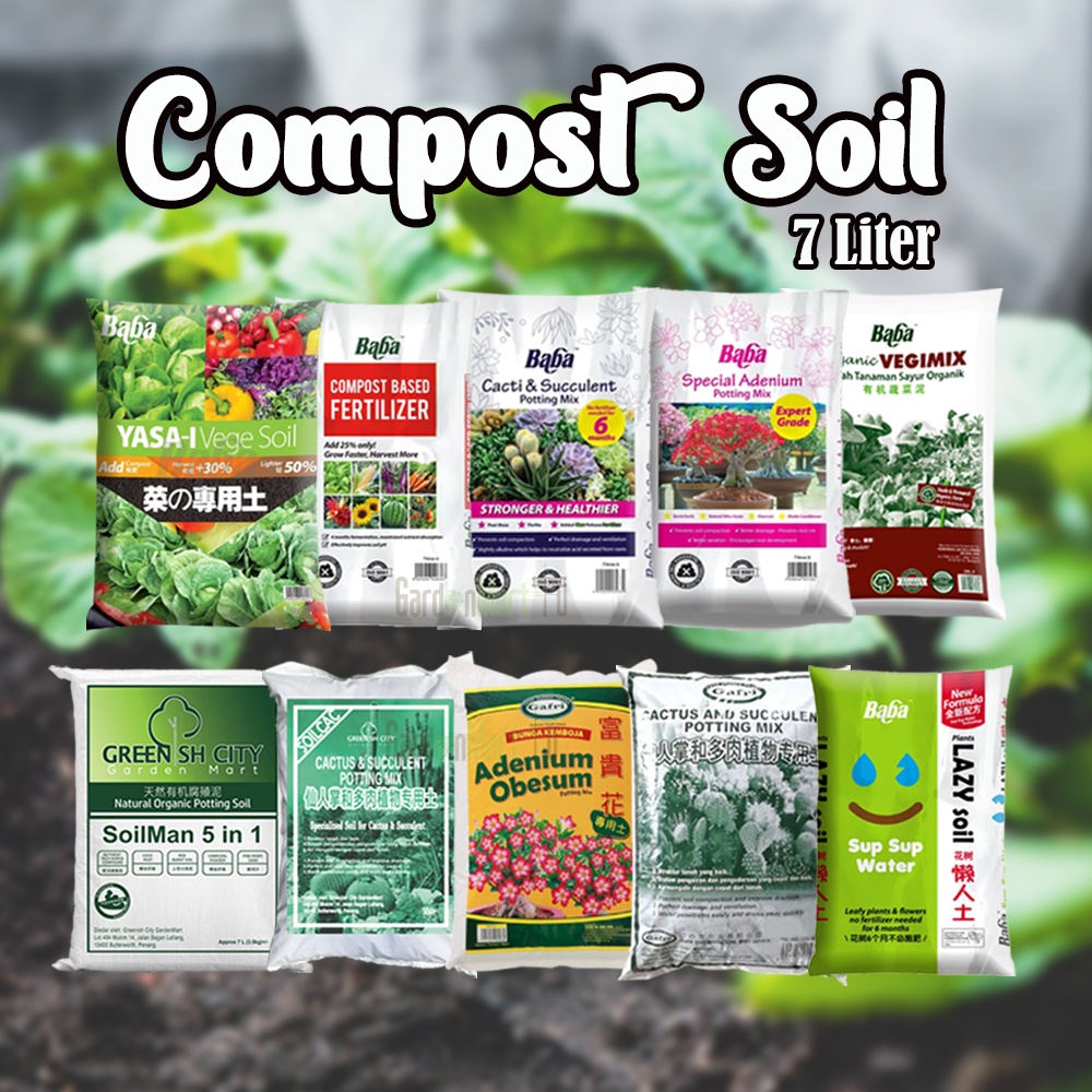 GM4U Gafri Baba Soil Tanah Kompos Tanah Baja Tanah Hitam Organik ...