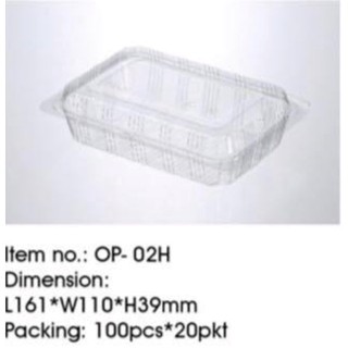 Lock OPS 02 OPS02 SW BENXON Plastic Tray 100pcs± Bakery Disposable ...