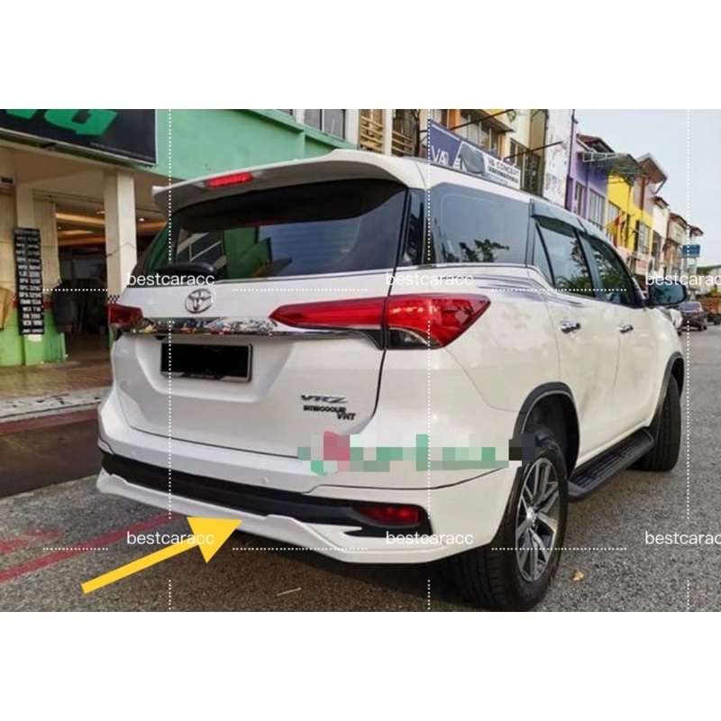 TOYOTA FORTUNER 2016 REAR SKIRT PU NO PAINT | Shopee Malaysia