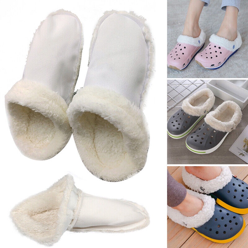 Replacement Crocs Fur Insoles Liners Furry Inserts For Mammoth Crocs ...