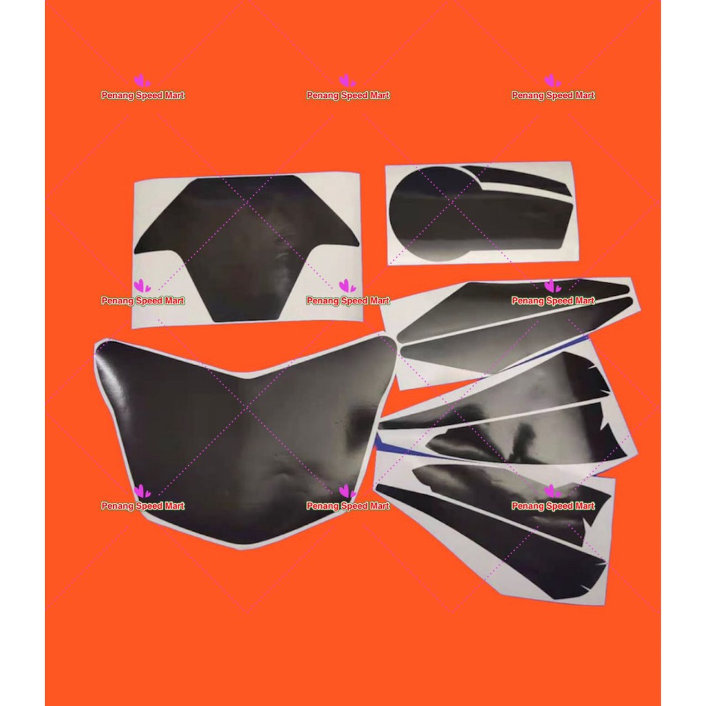 (5 in 1) set Y15ZR V1 V2 TINTED STICKER Y15 TINTED Y15 TINTED LAMPU Y15 ...